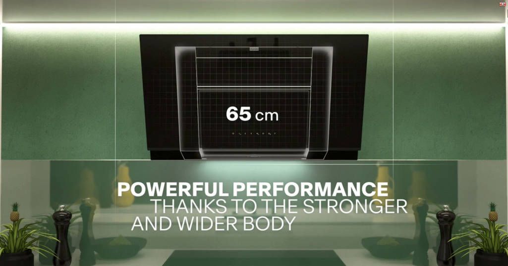 Efficiëntie en eersteklas afwerking | Mythos Pro wanddampkap