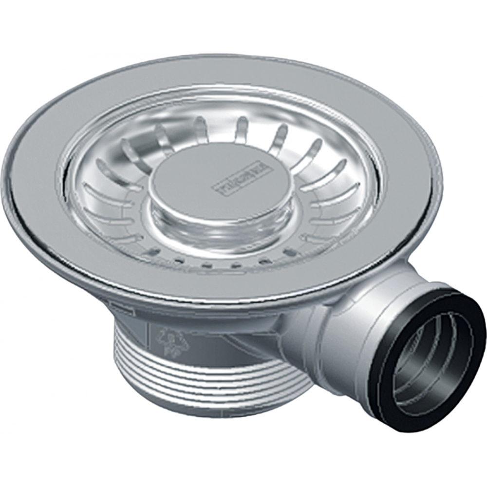 Afvoerset 3 1/2" met overloop