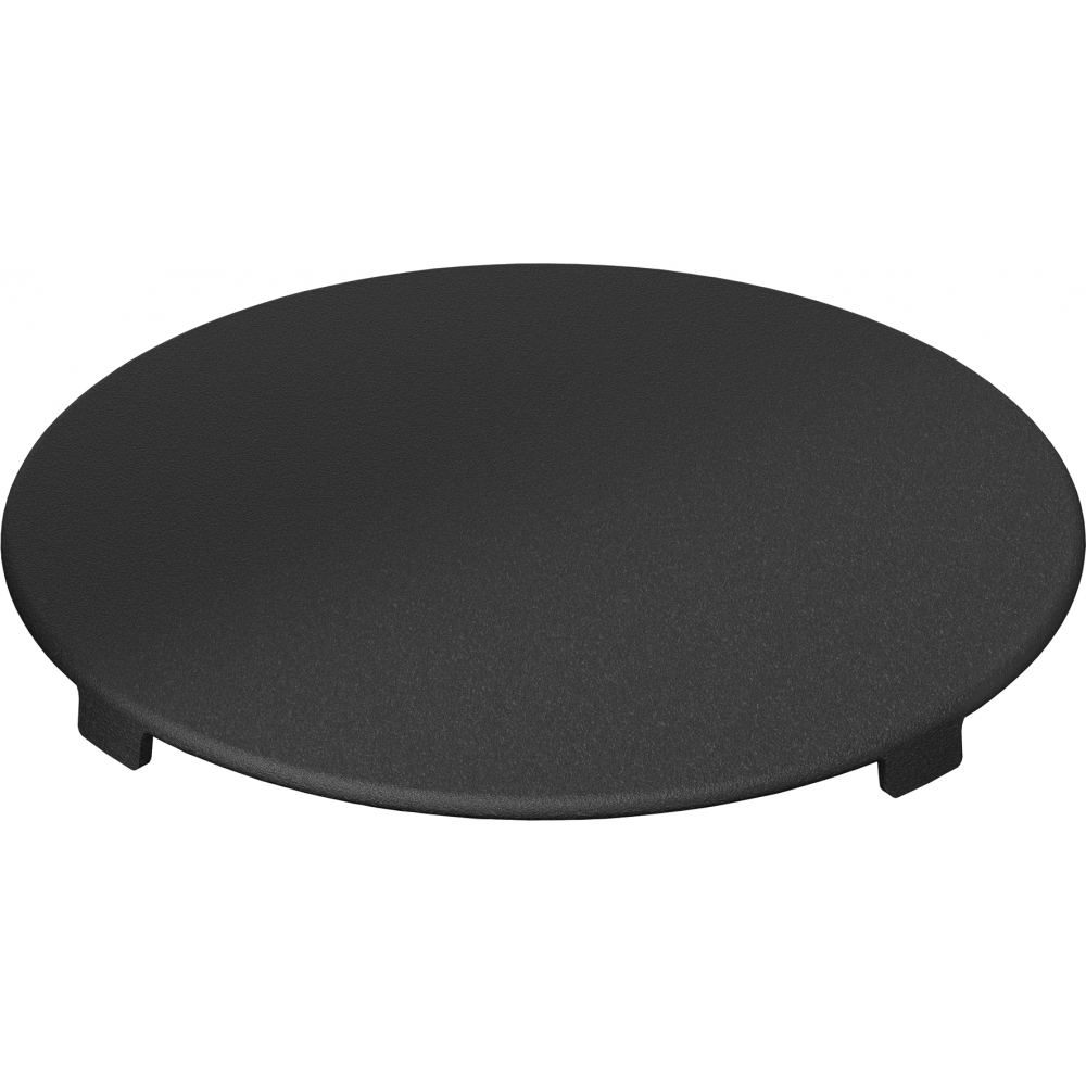 WC146 Round waste cover - Matt Black