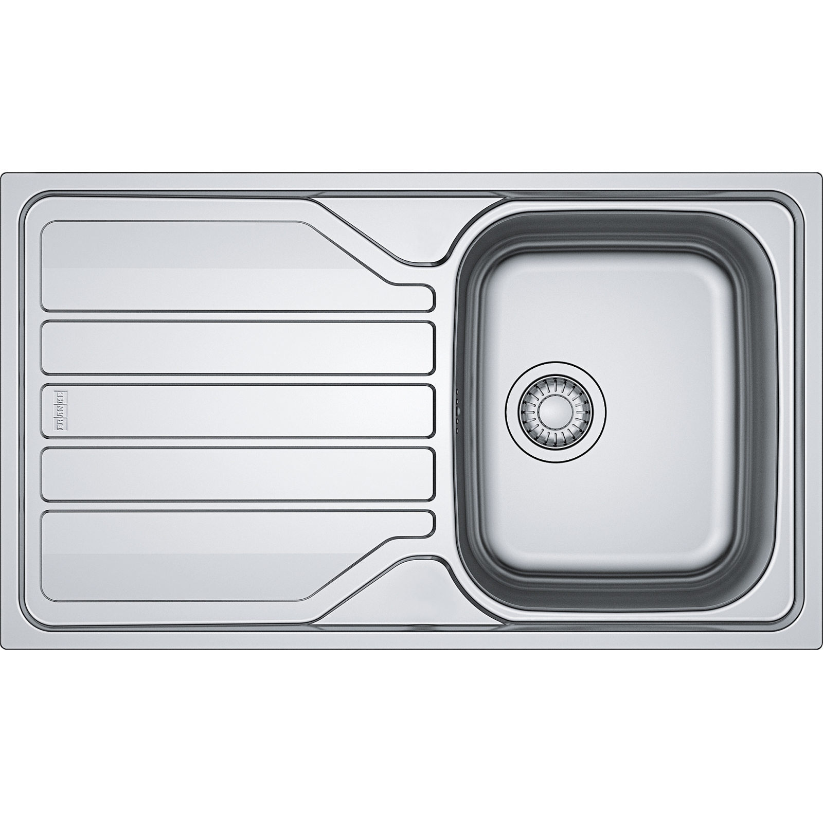 Kitchen Sink FLASH FLN 611-86 REV Stainless steel