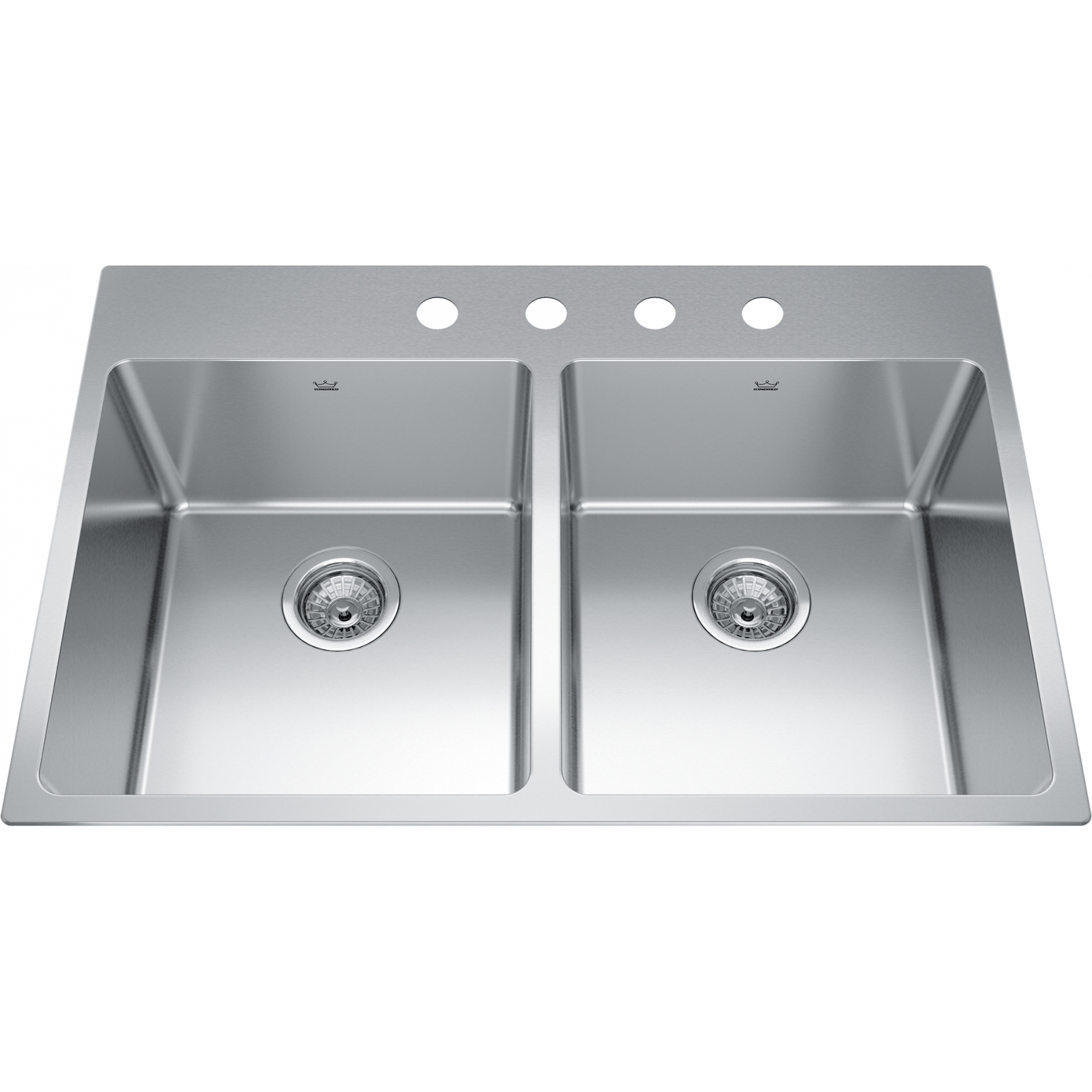 Kindred Brookmore Drop In Sink - BDL2233-9-4N Stainless steel Kitchen Sink