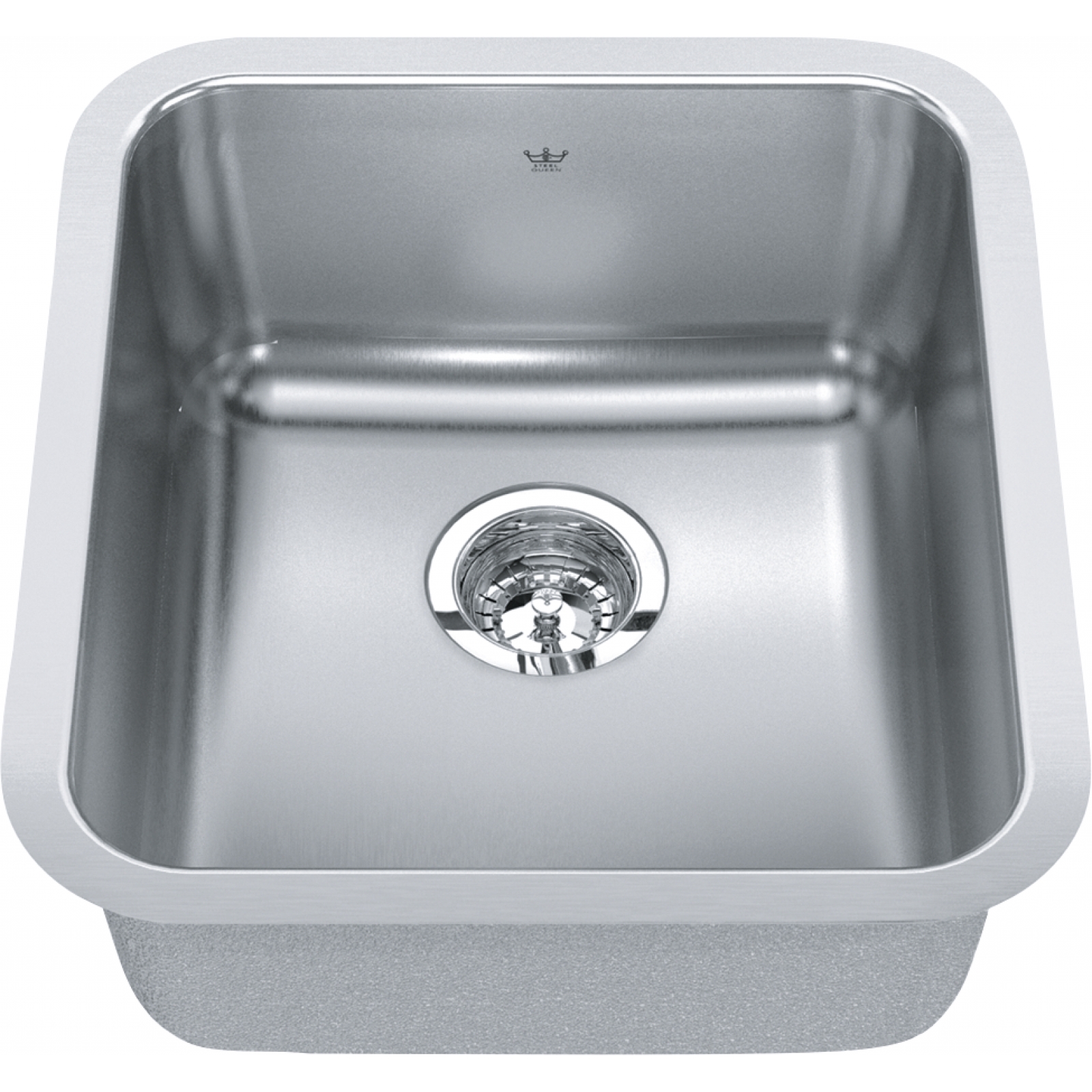 Kindred Steel Queen Undermount Sink QSUA1917-8N Stainless steel Kitchen ...