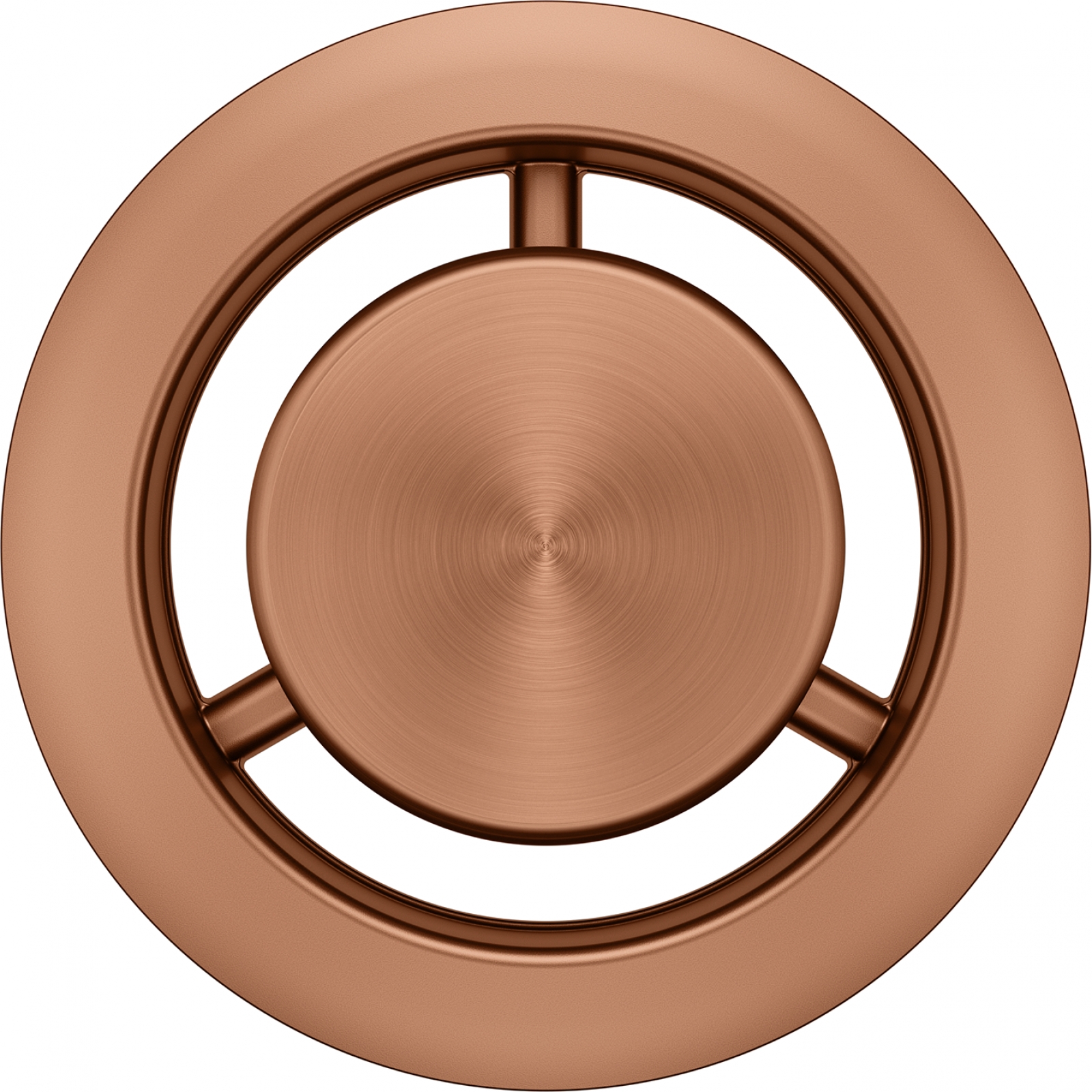 Round Ceramic PVD overflow BFK Copper