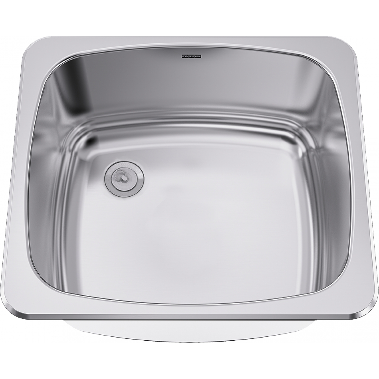 S6810-316P-3 T316 single bowl, no ledge